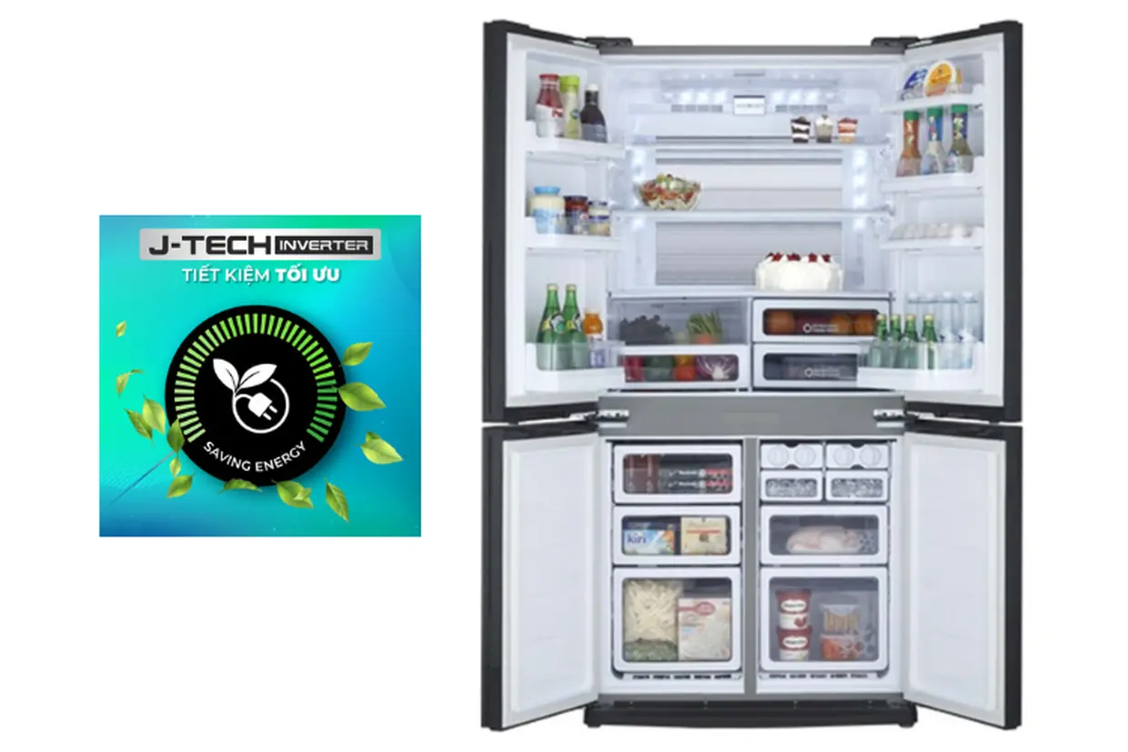 Hướng dẫn sử dụng tủ lạnh Sharp J Tech Inverter chi tiết