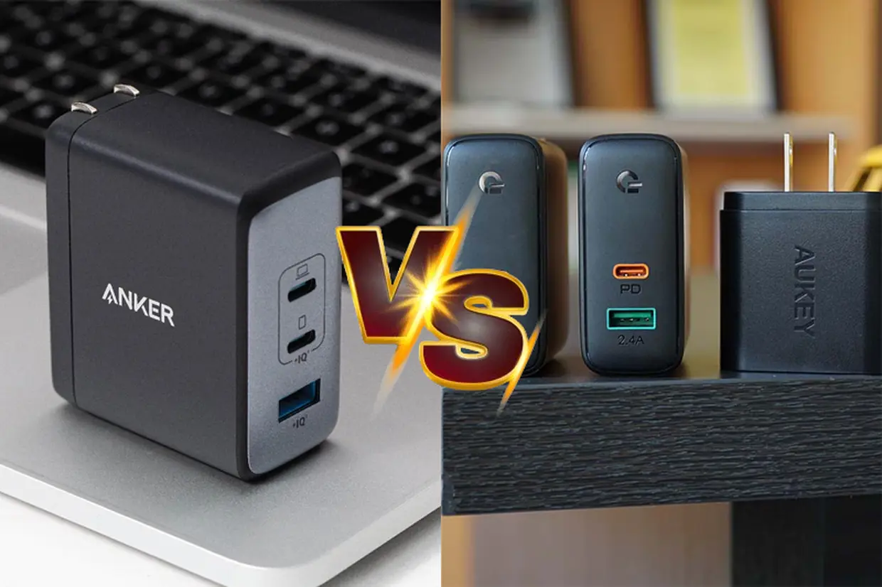 So sánh củ sạc Anker và Aukey chi tiết: Nên chọn thương hiệu nào?