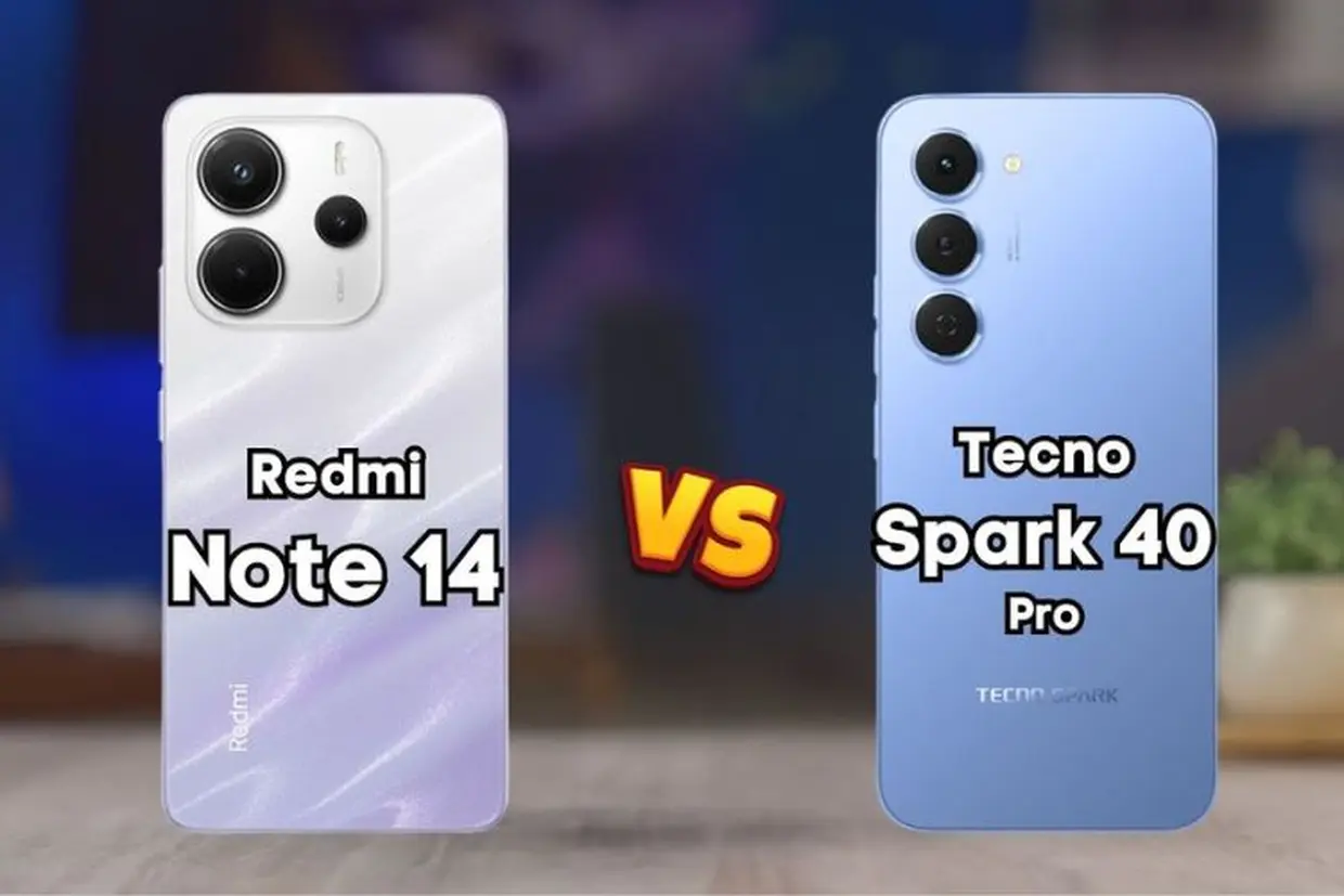 So sánh Tecno Spark 40 Pro và Redmi Note 14 chi tiết nhất