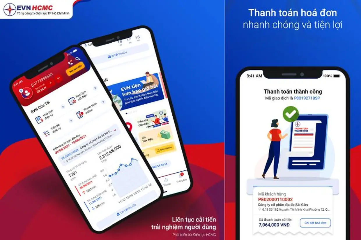 EVNHCM CSKH: Ứng dụng cập nhật thông tin về điện lực