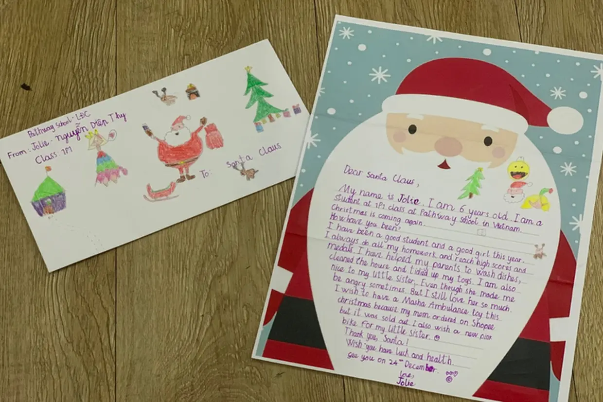 Cách viết thư cho ông già Noel và những bức thư gửi ông già Noel