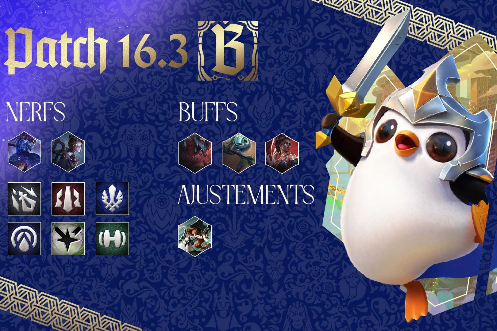 TFT 16.3B ra mắt: Aurelion Sol bị nerf, Riot điều chỉnh loạt tướng và Ấn