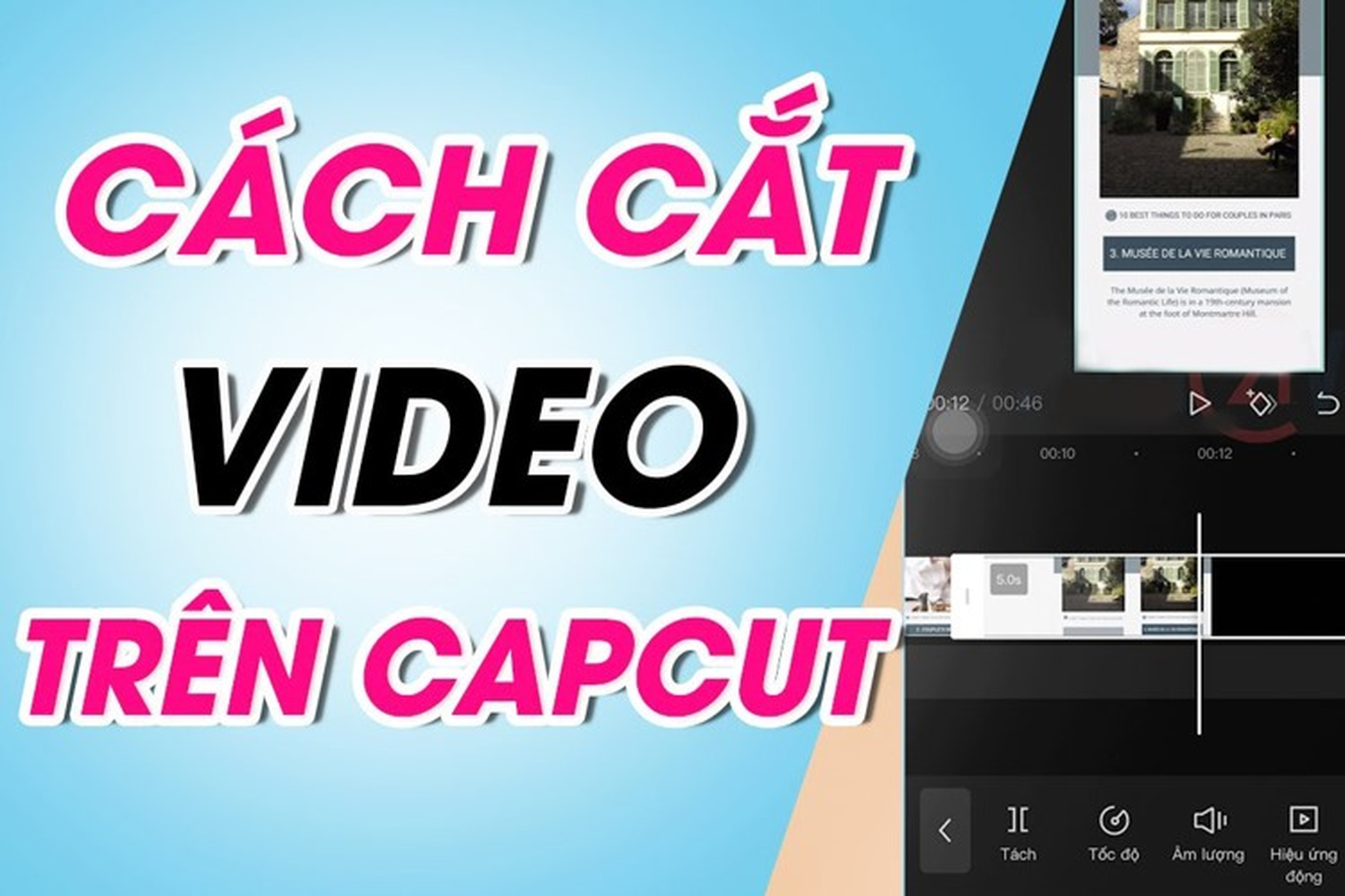 Hướng dẫn cách cắt video trên Capcut dễ thực hiện nhất