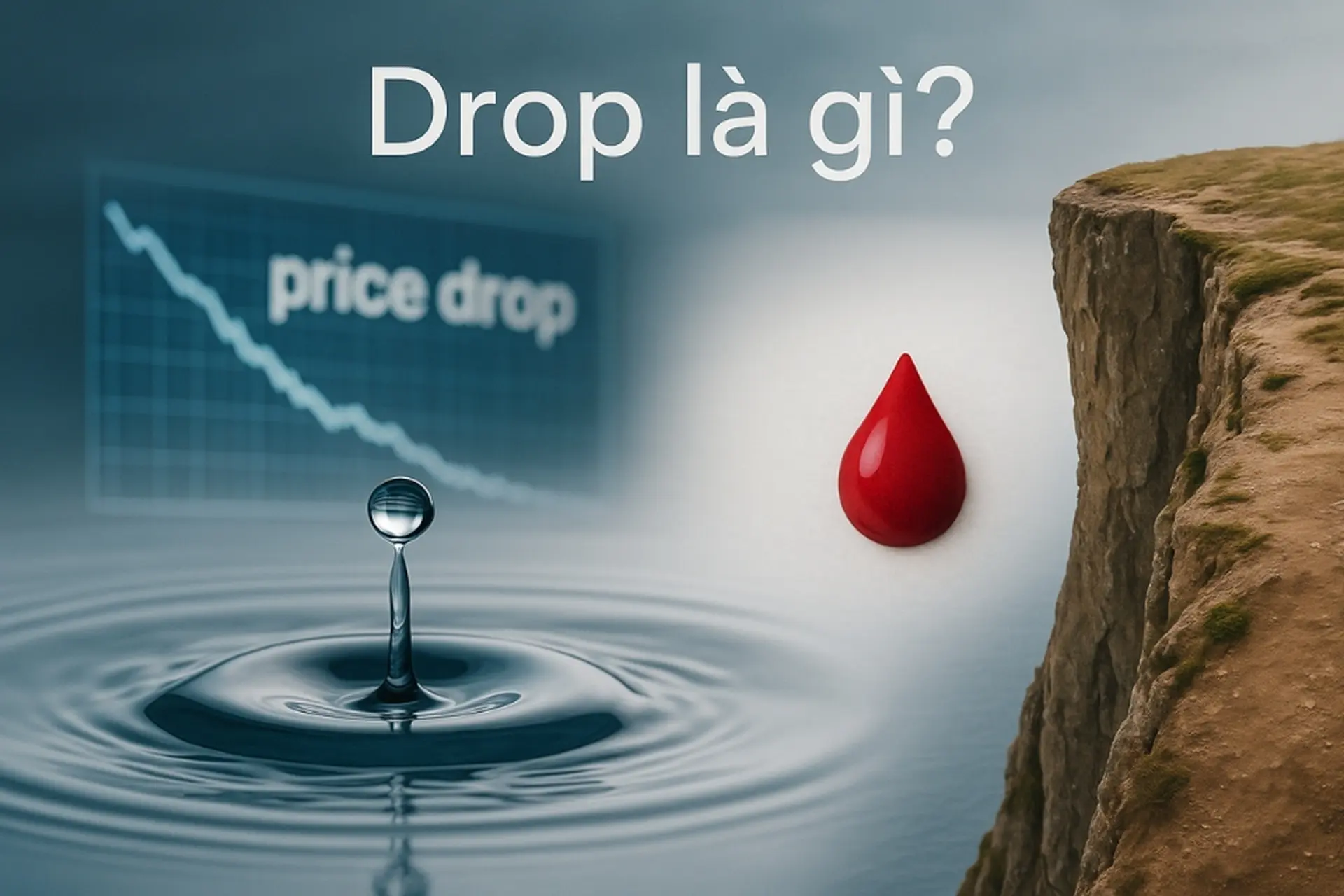 Drop là gì? Khám phá ý nghĩa và cách dùng linh hoạt trong tiếng Anh