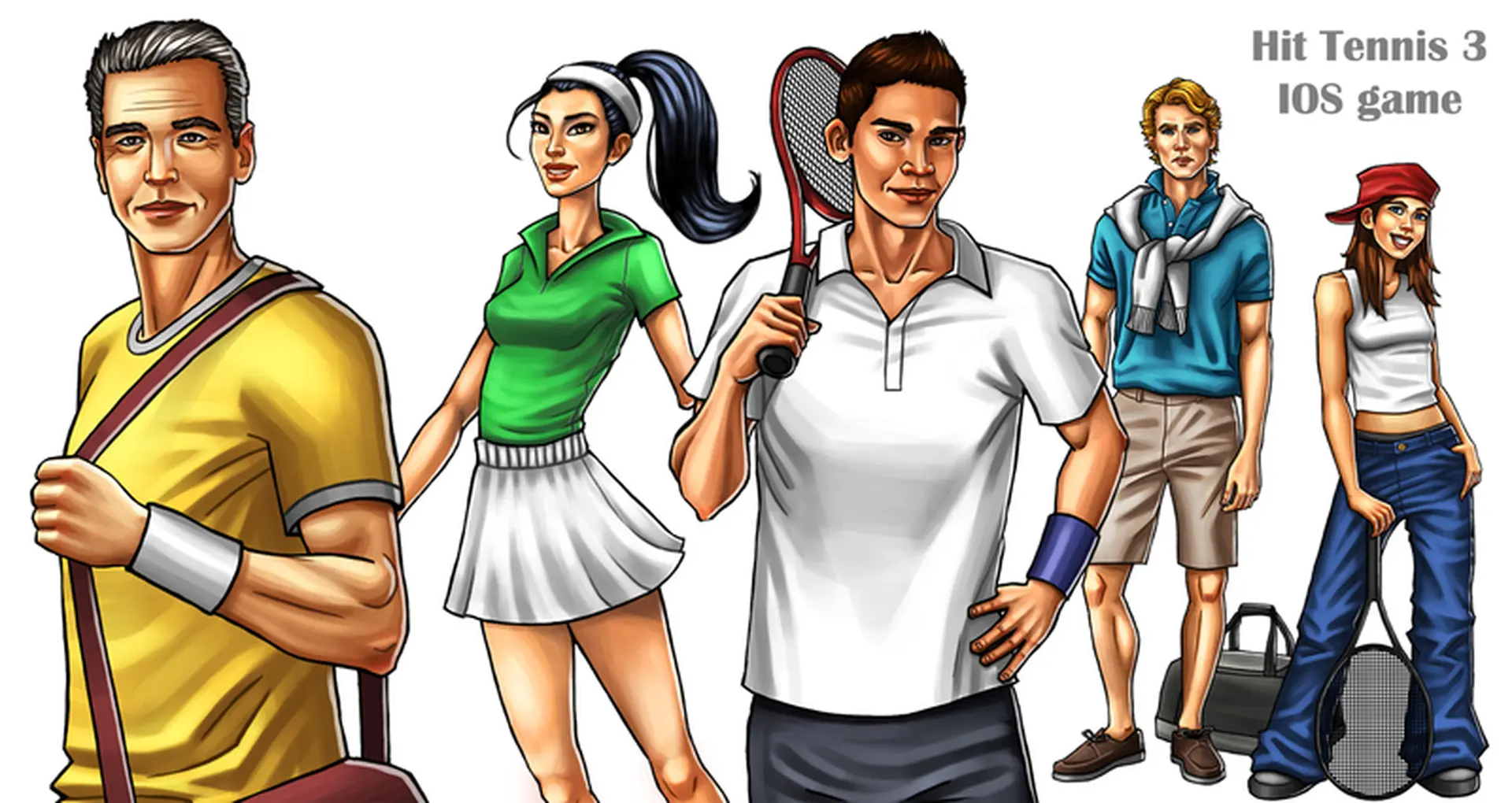 Sự trở lại của trò chơi thể thao hàng đầu Hit Tennis 3