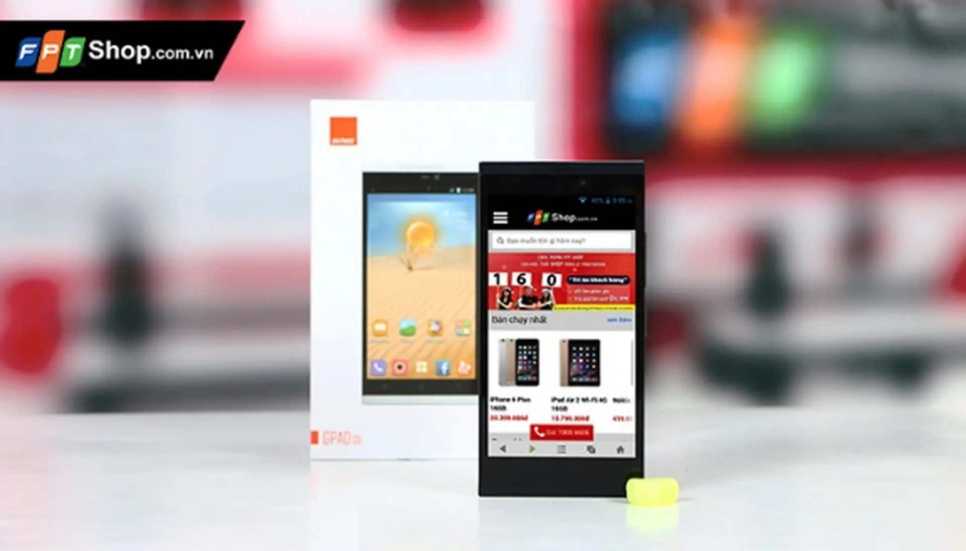 Gionee Gpad G5 smartphone với thiết kế nam tính mạnh mẽ