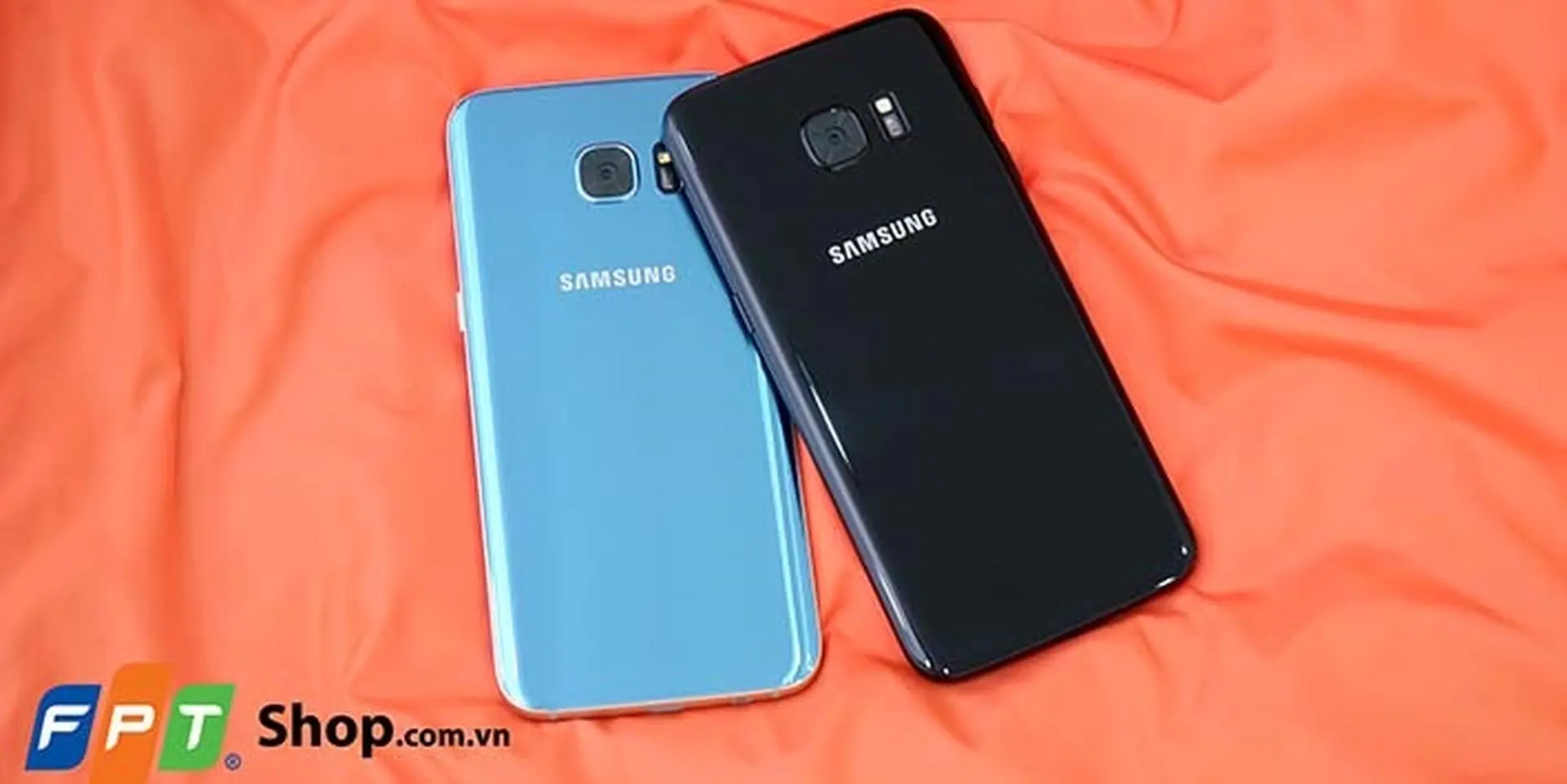Trên tay Galaxy S7 Edge Blue Coral và Black Pearl