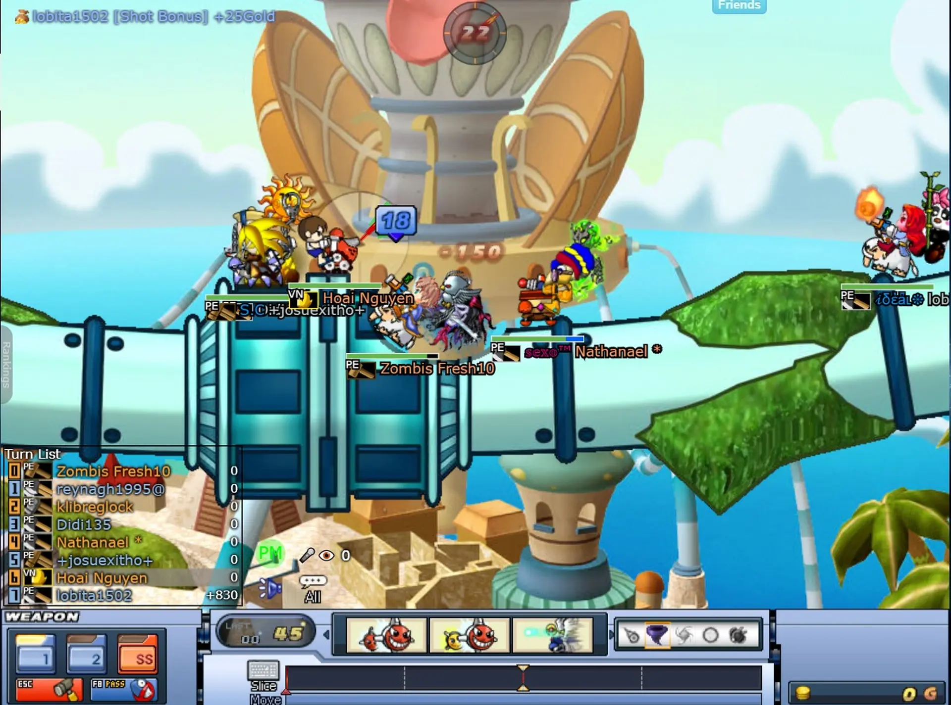 Tựa game Gunbound hiện có thể chơi trực tiếp trên trình duyệt