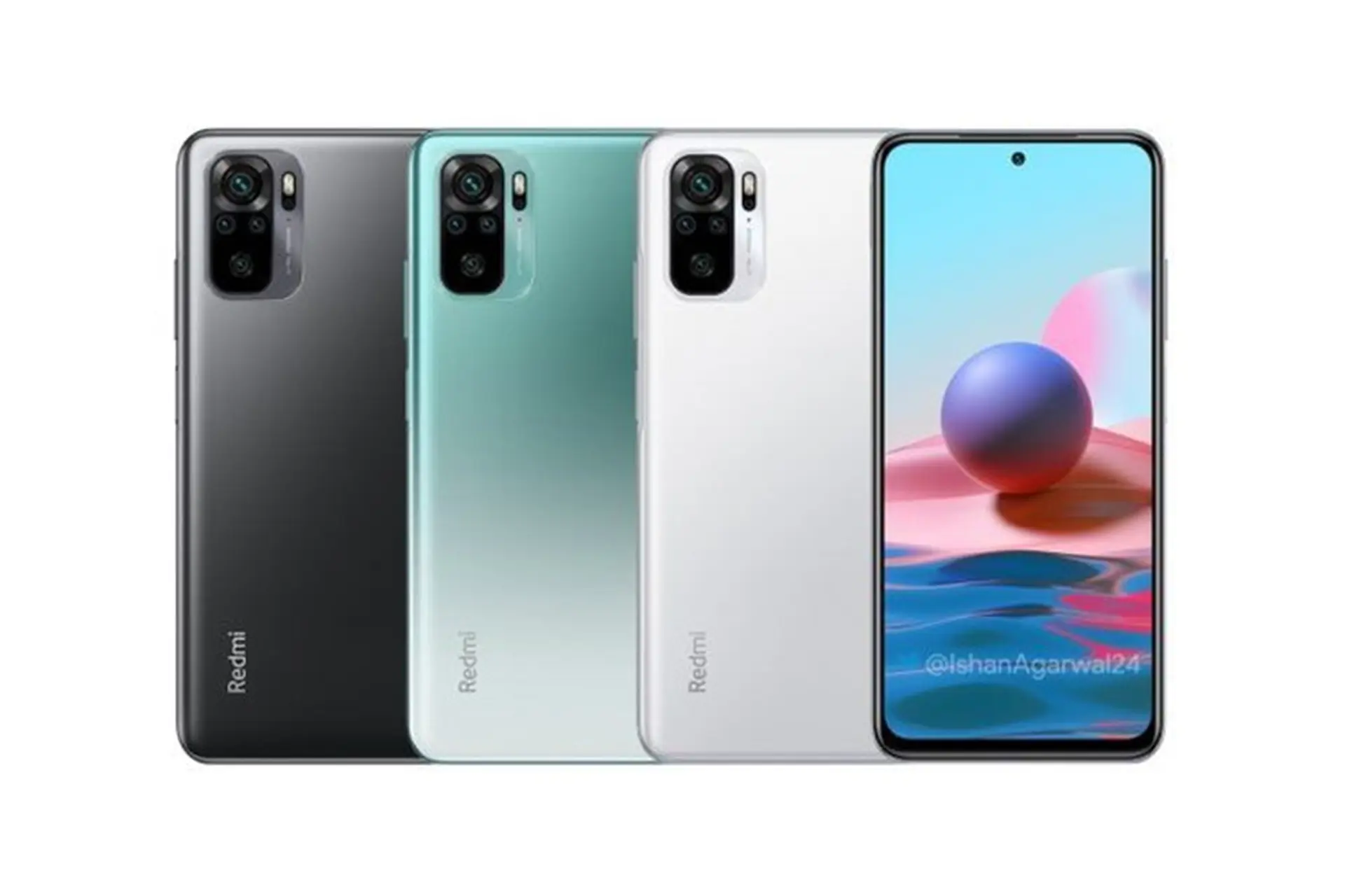 Thiết kế Xiaomi Redmi Note 10 lộ diện rõ nét trong ảnh render