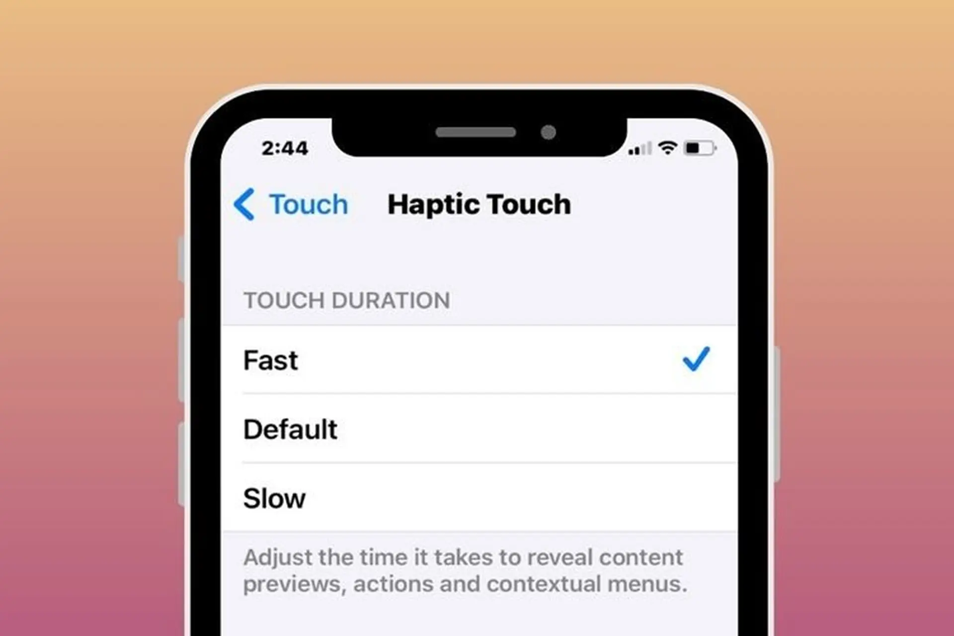 Cách chỉnh Haptic Touch trên iOS 17 để trải nghiệm mượt mà