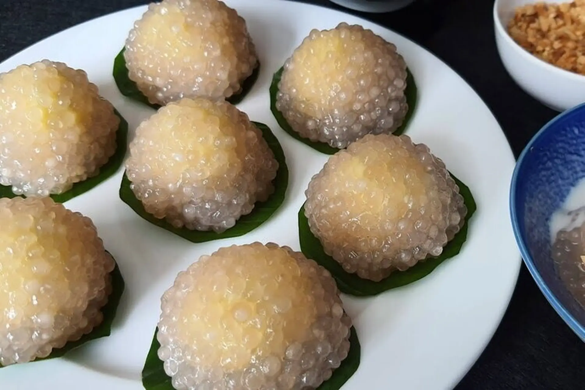 Cách làm bánh bột báng nhân đậu xanh mềm dẻo, thơm ngon