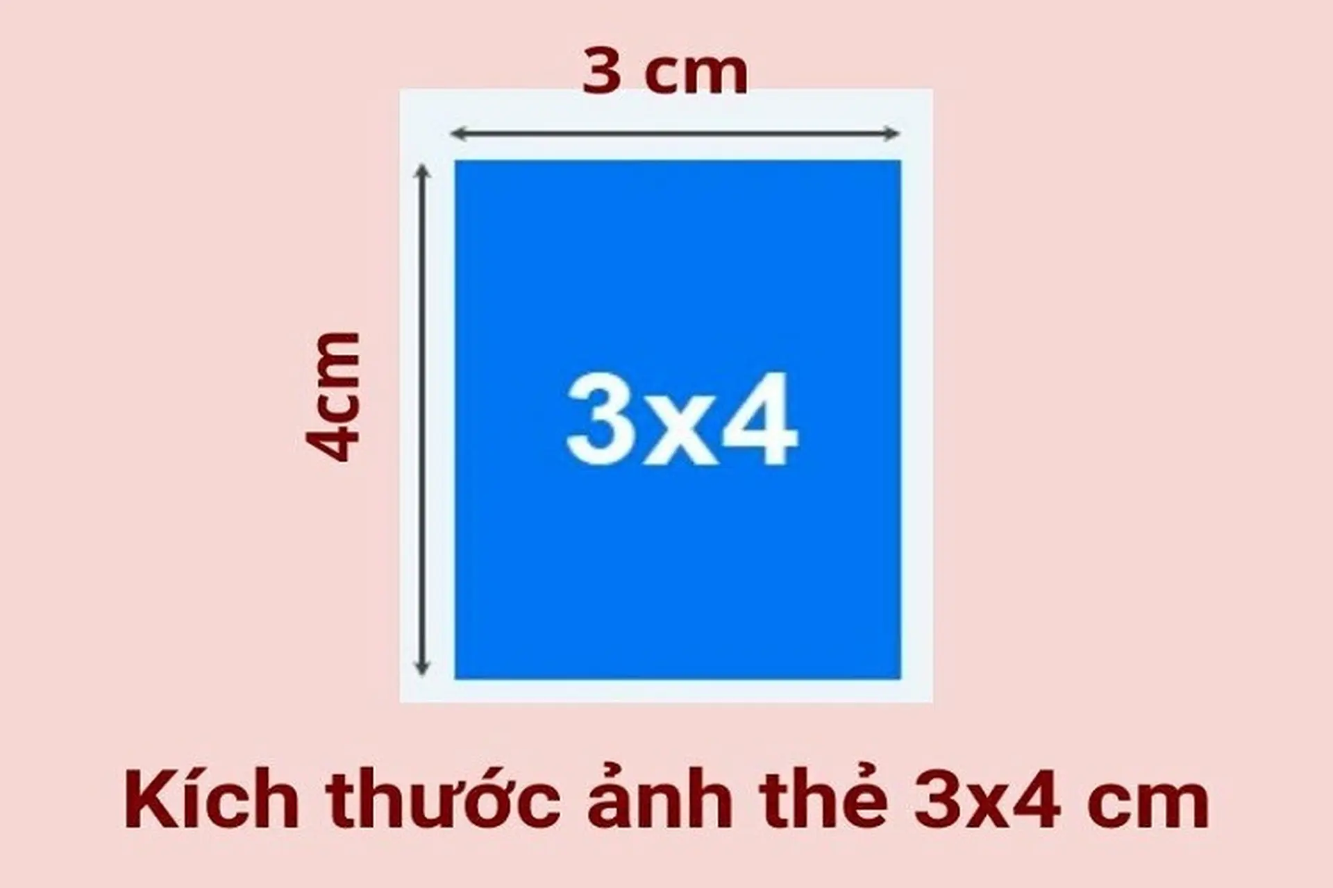 Kích thước ảnh 3x4 - Đo theo centimet, inch và pixel bạn nên biết