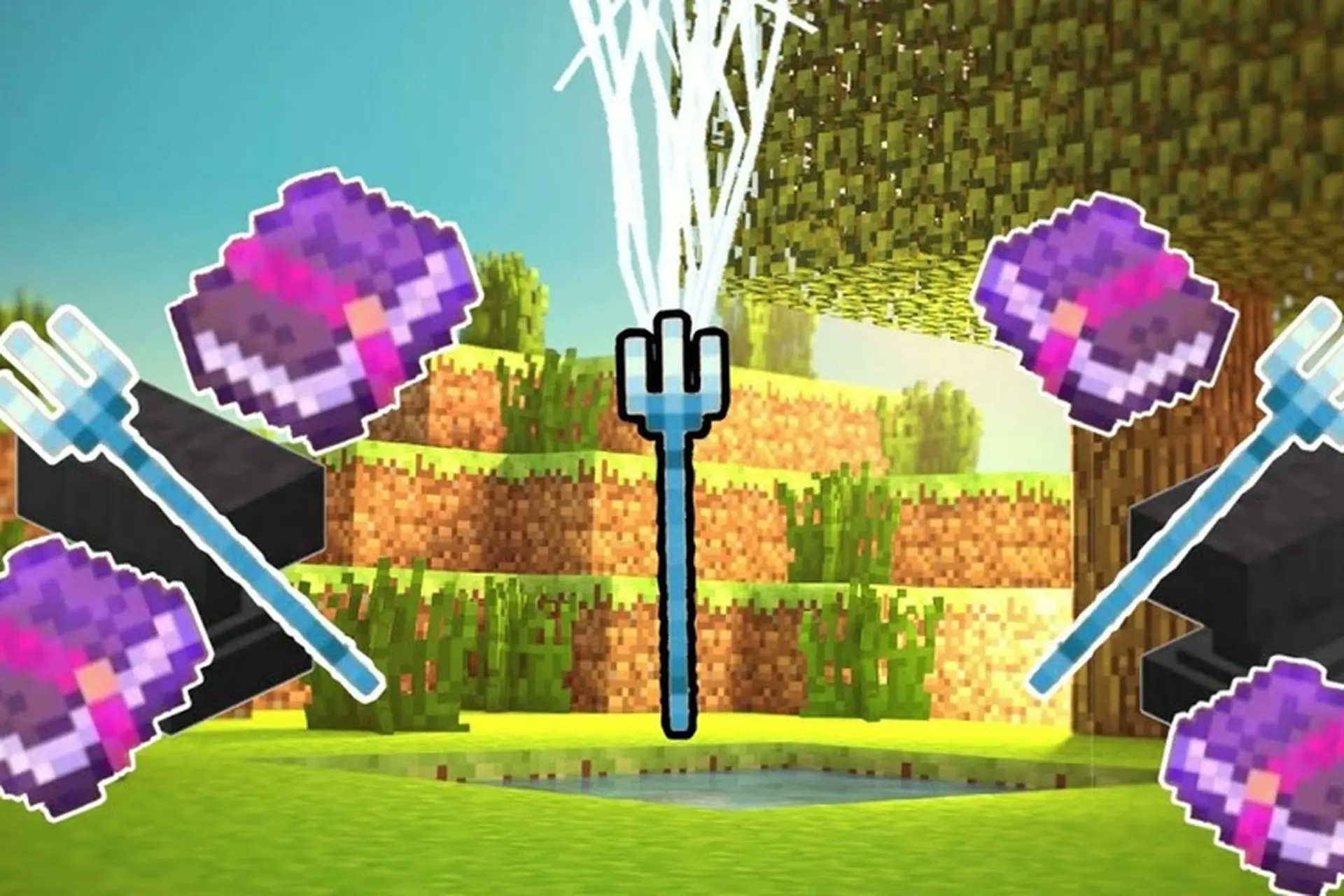 Vũ khí đinh ba Minecraft và những điều bạn cần biết