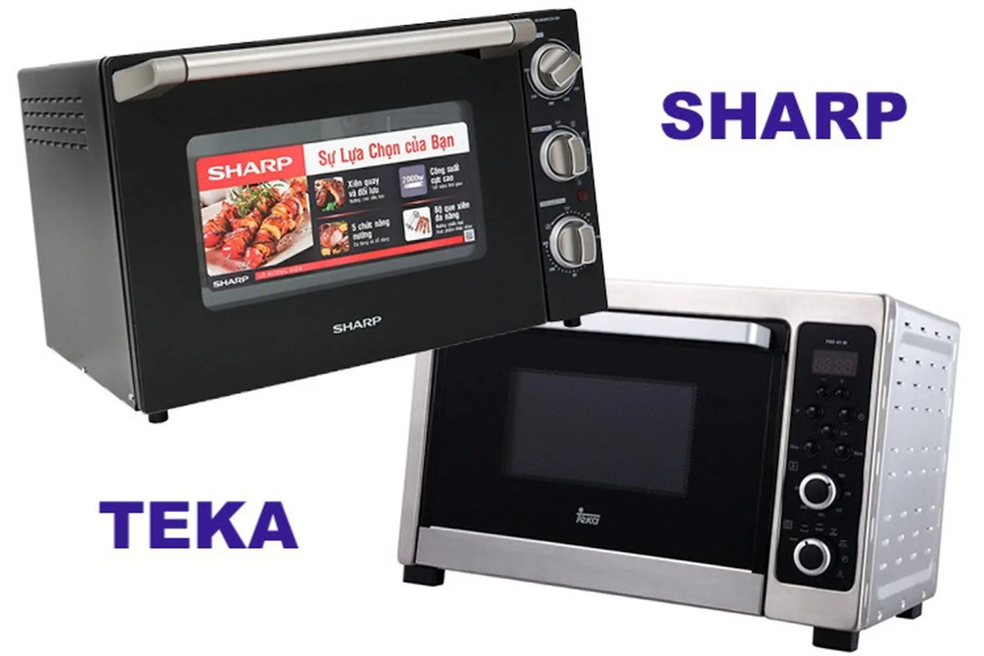 So sánh lò nướng Sharp và Teka: Nên mua hãng nào?