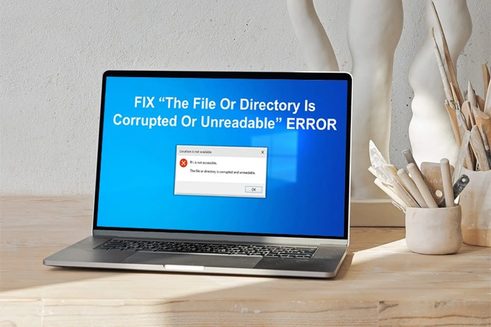 Fix lỗi File or Directory Is Corrupted and Unreadable