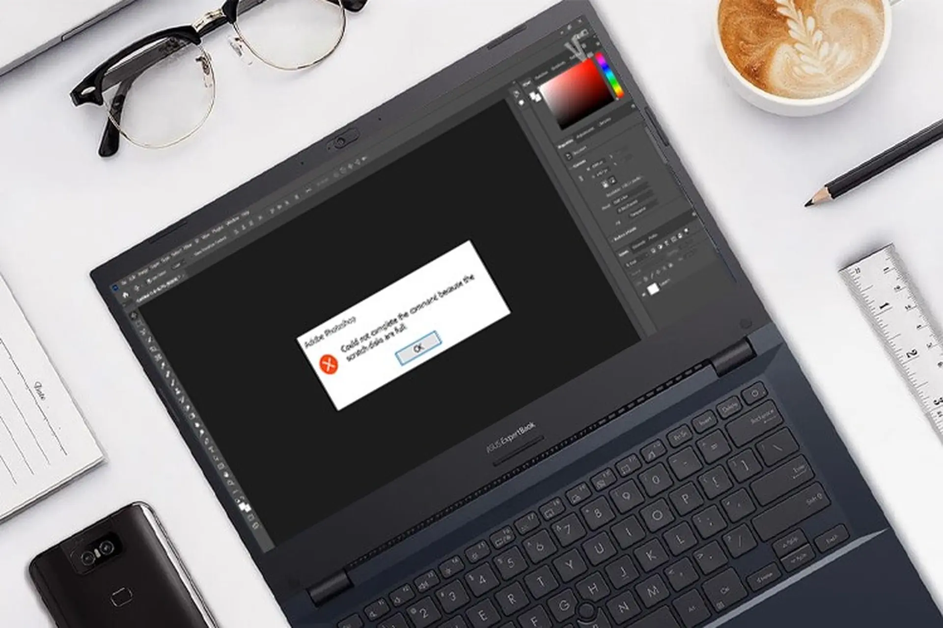 Cách sửa lỗi The scratch disks are full trong Photoshop