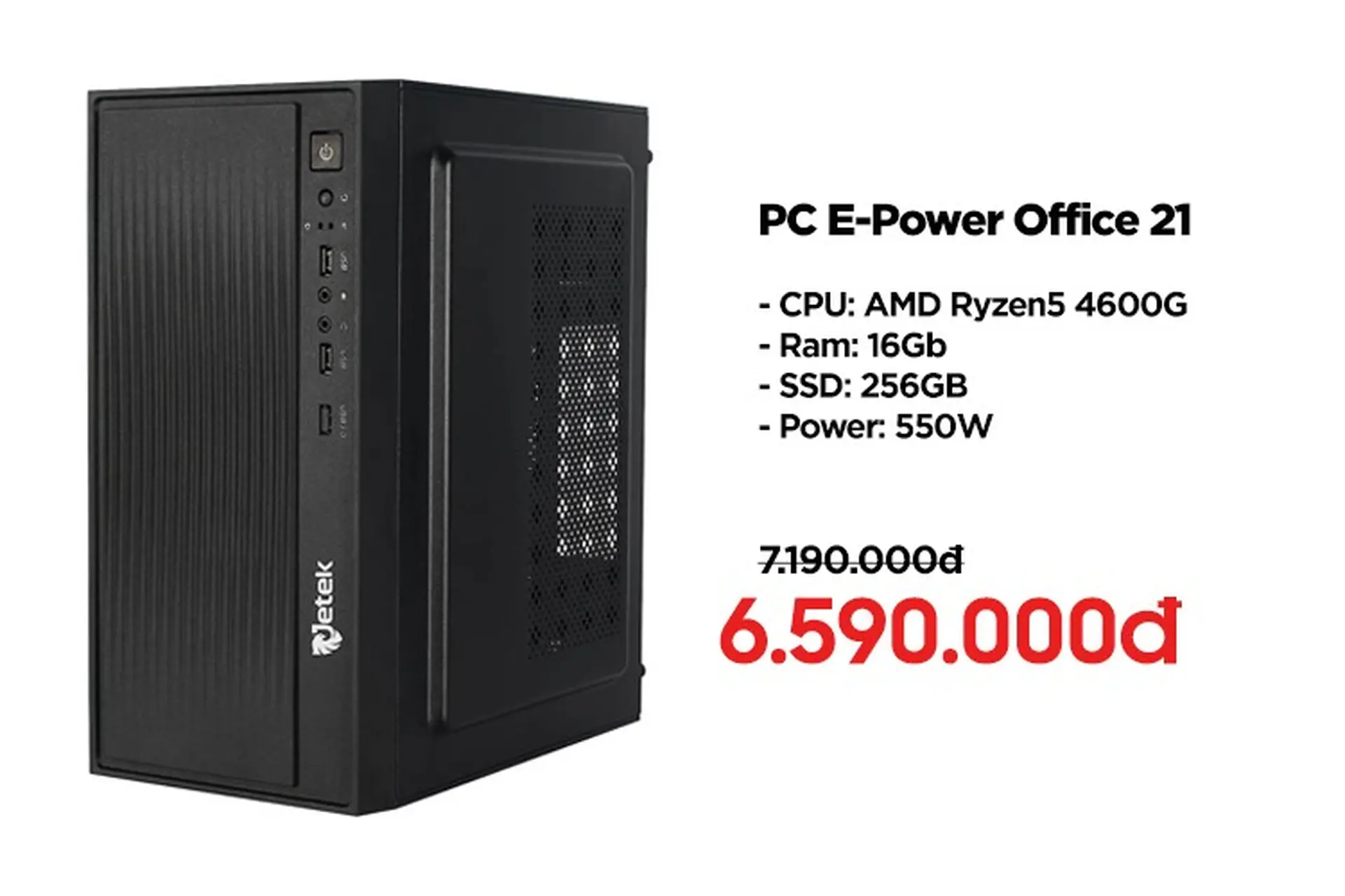 Giảm ngay 600 nghìn khi mua PC E-Power Office 21 tại FPT Shop