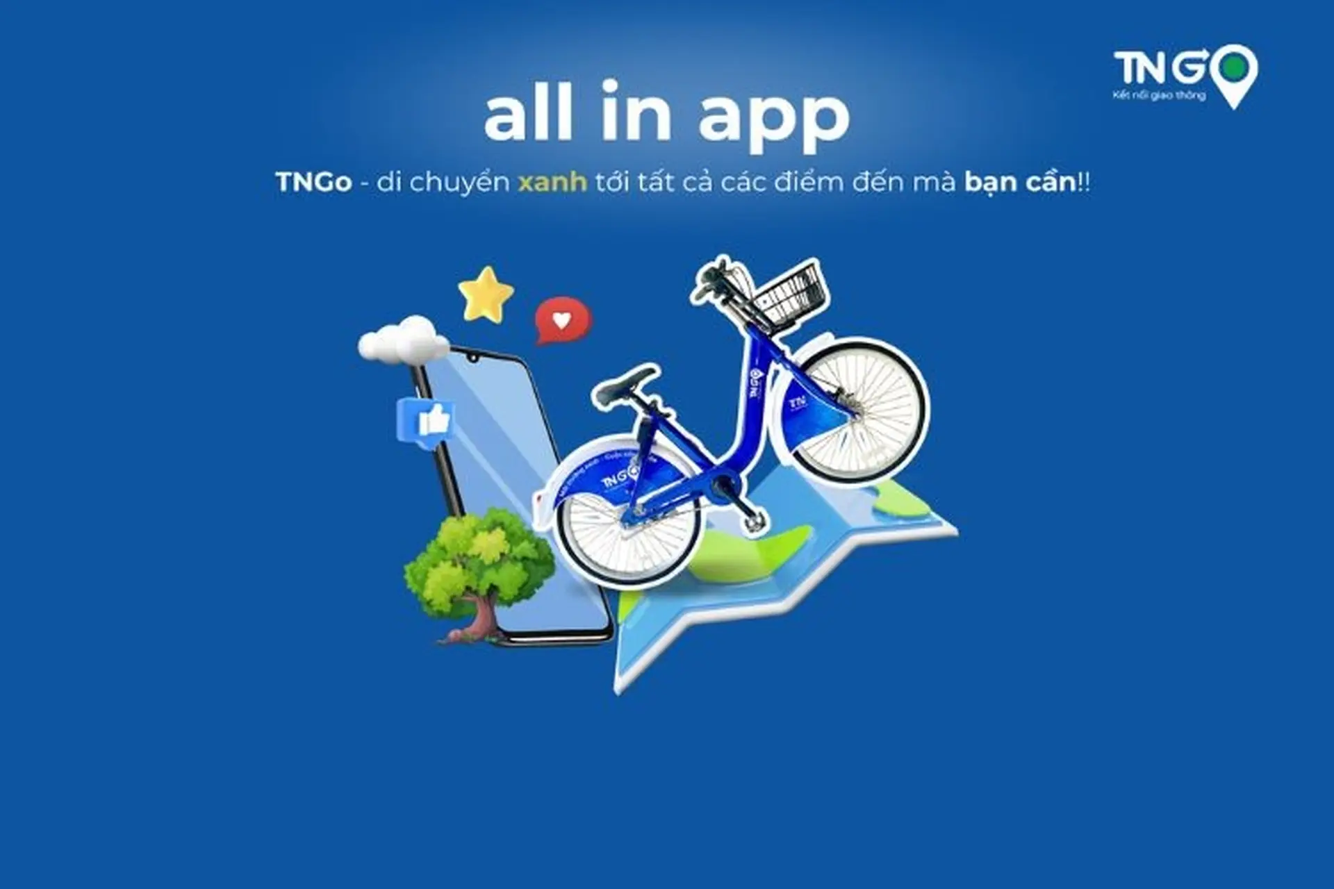 TNGO - Ứng dụng thuê xe đạp công cộng mà bạn không nên bỏ qua