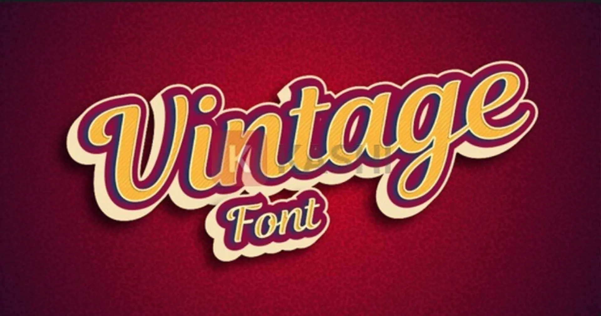 Font chữ Vintage là gì? Các mẫu font Vintage hot nhất hiện nay