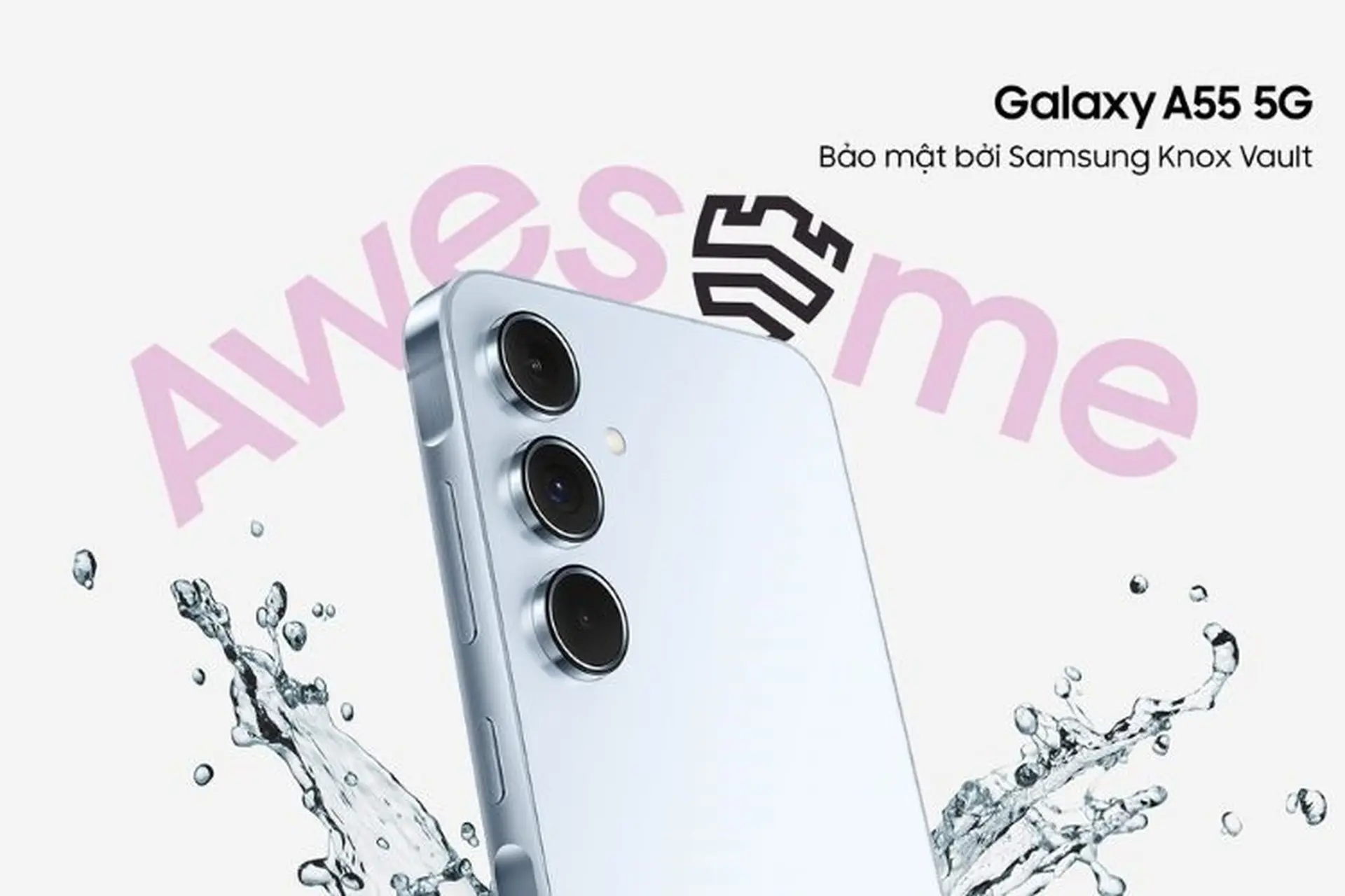 Galaxy A55 ra mắt với chip Exynos 1480, khung viền kim loại