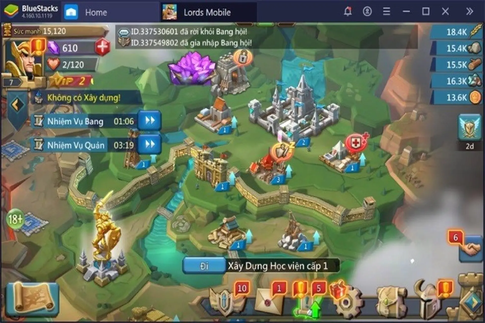 Cách chơi Lords Mobile chi tiết từ A – Z để tân thủ áp dụng