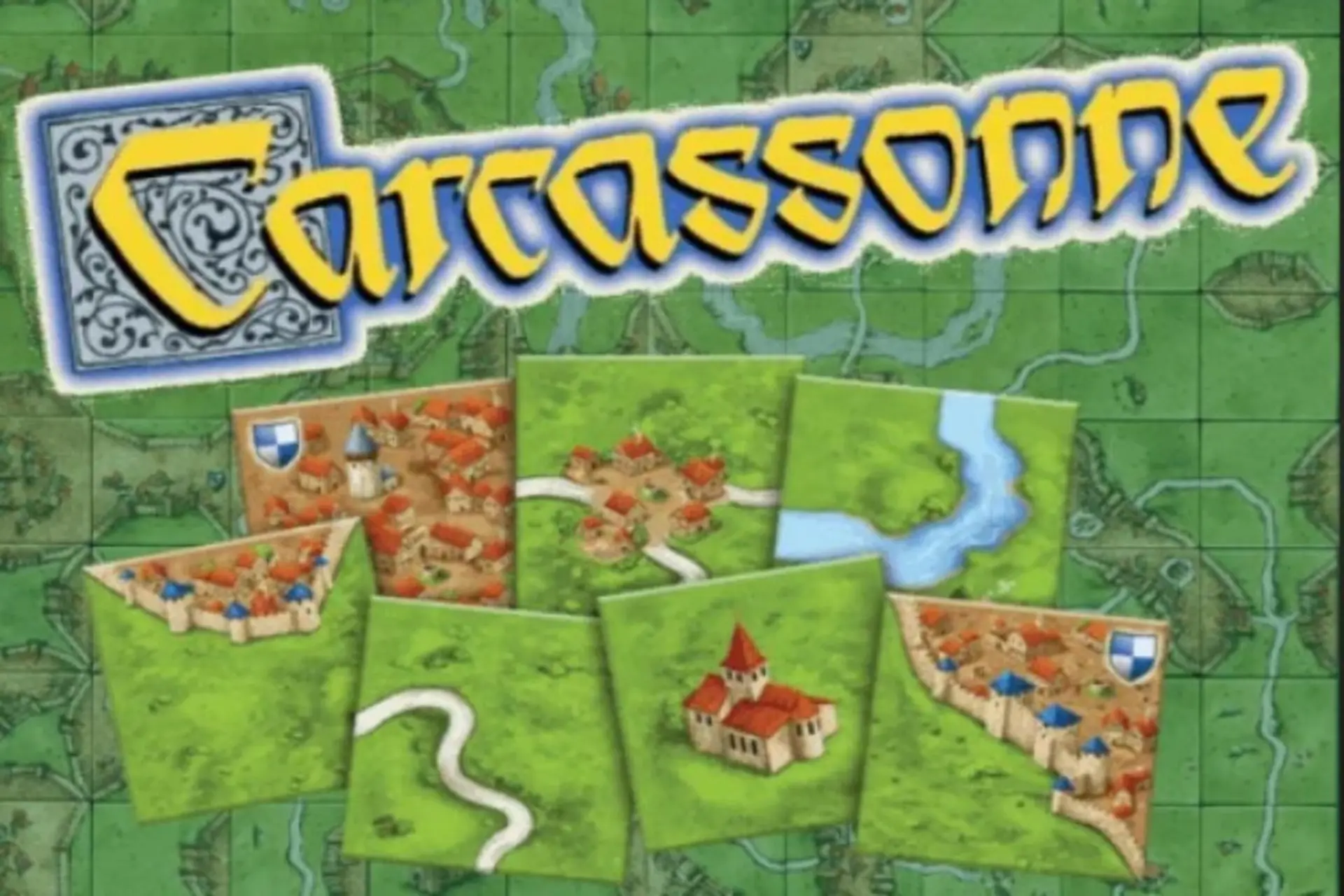 Carcassonne - Board game thu thập điểm từ cách xây dựng khu vực