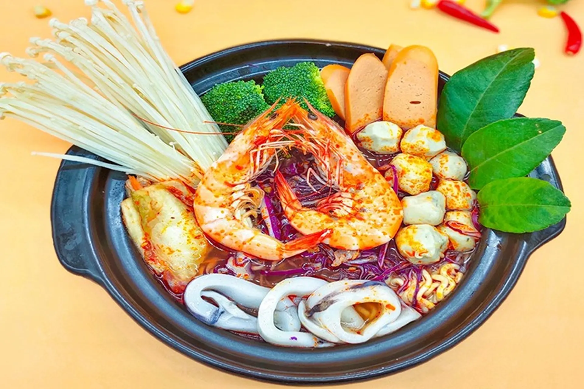 Nguyên liệu nấu mì cay thơm ngon chuẩn vị Hàn Quốc tại nhà