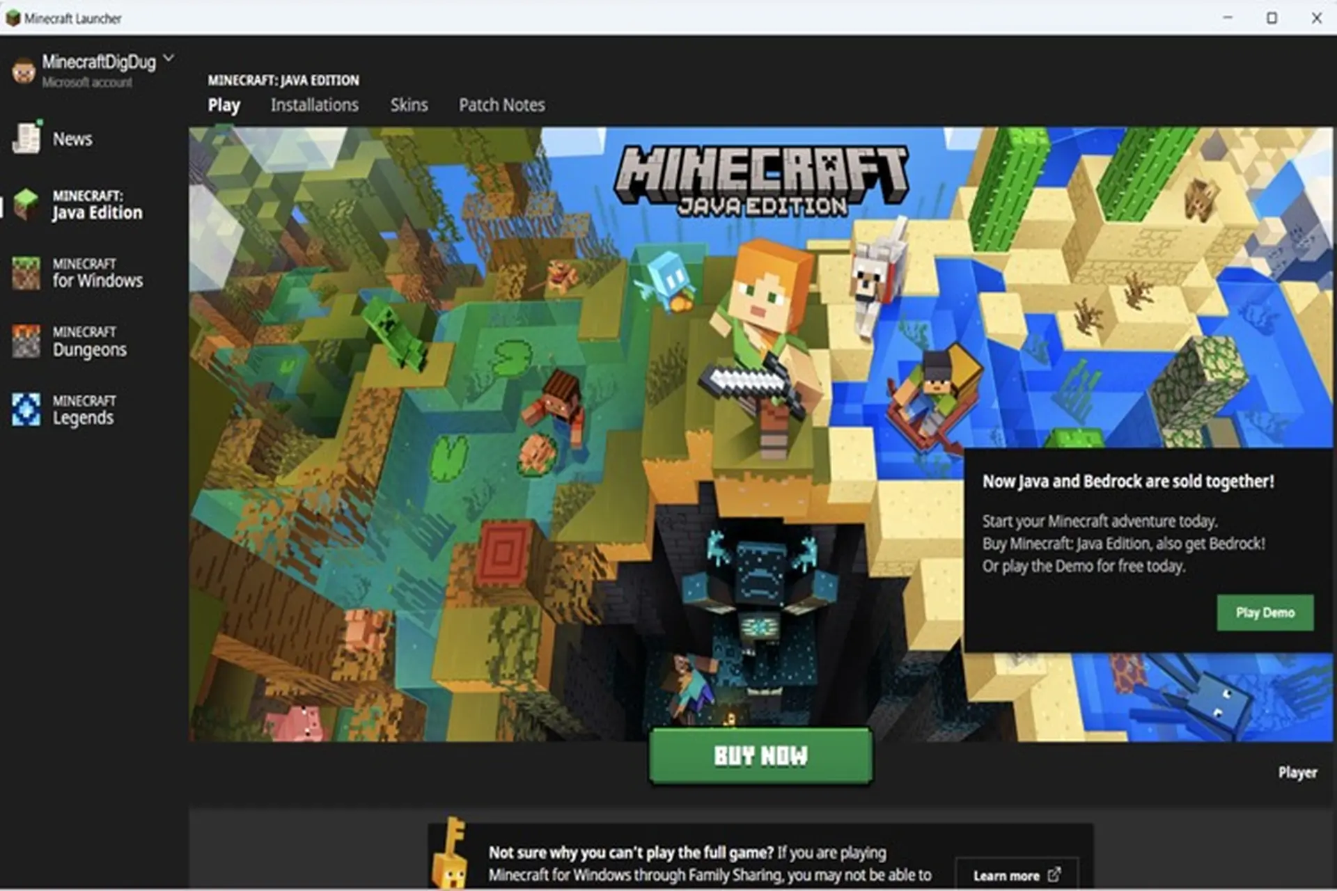 Minecraft Launcher - Ứng dụng cập nhật phiên bản Minecraft mới