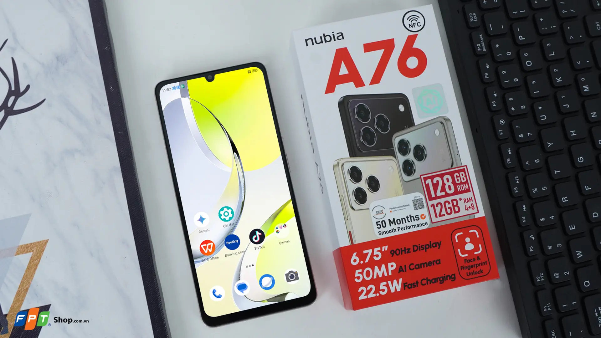 Nubia A76 4GB 128GB (NFC) - Độc quyền, giá tốt