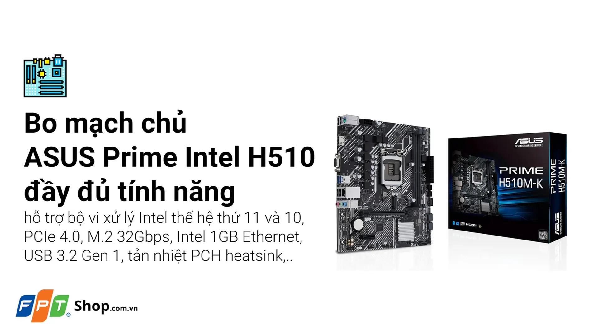 PC FPT E-POWER 003 Intel Core i3-10105 (3.7 GHz-4.4 GHz) /8 GB/256 GB ...