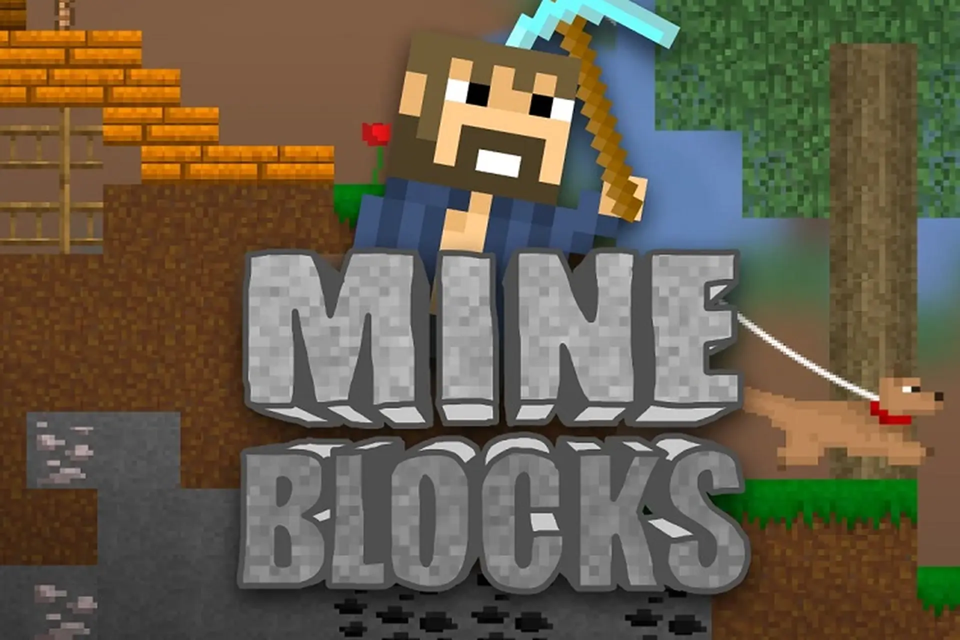 Mine Blocks - Trải nghiệm Minecraft 2D đầy sáng tạo với HTML5
