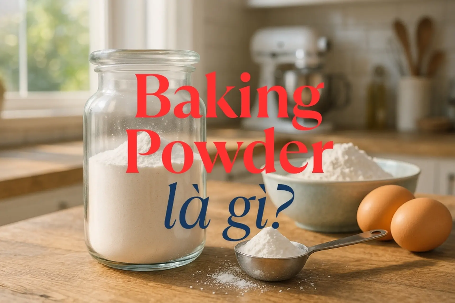 Baking powder là gì và vai trò quan trọng trong nghệ thuật làm bánh