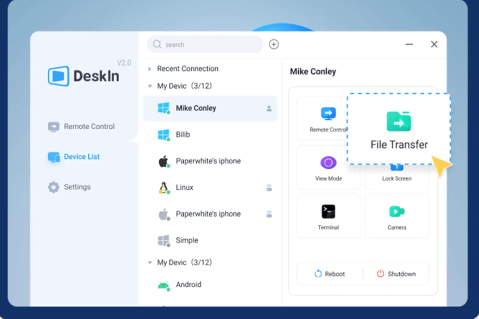 DeskIn - Toàn bộ thông tin về phần mềm điều khiển Remote Desktop