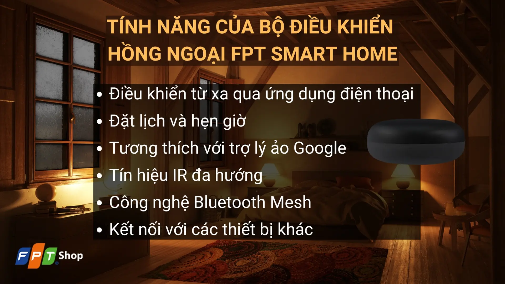 Bộ điều khiển hồng ngoại FPT Smart Home | Giá siêu rẻ