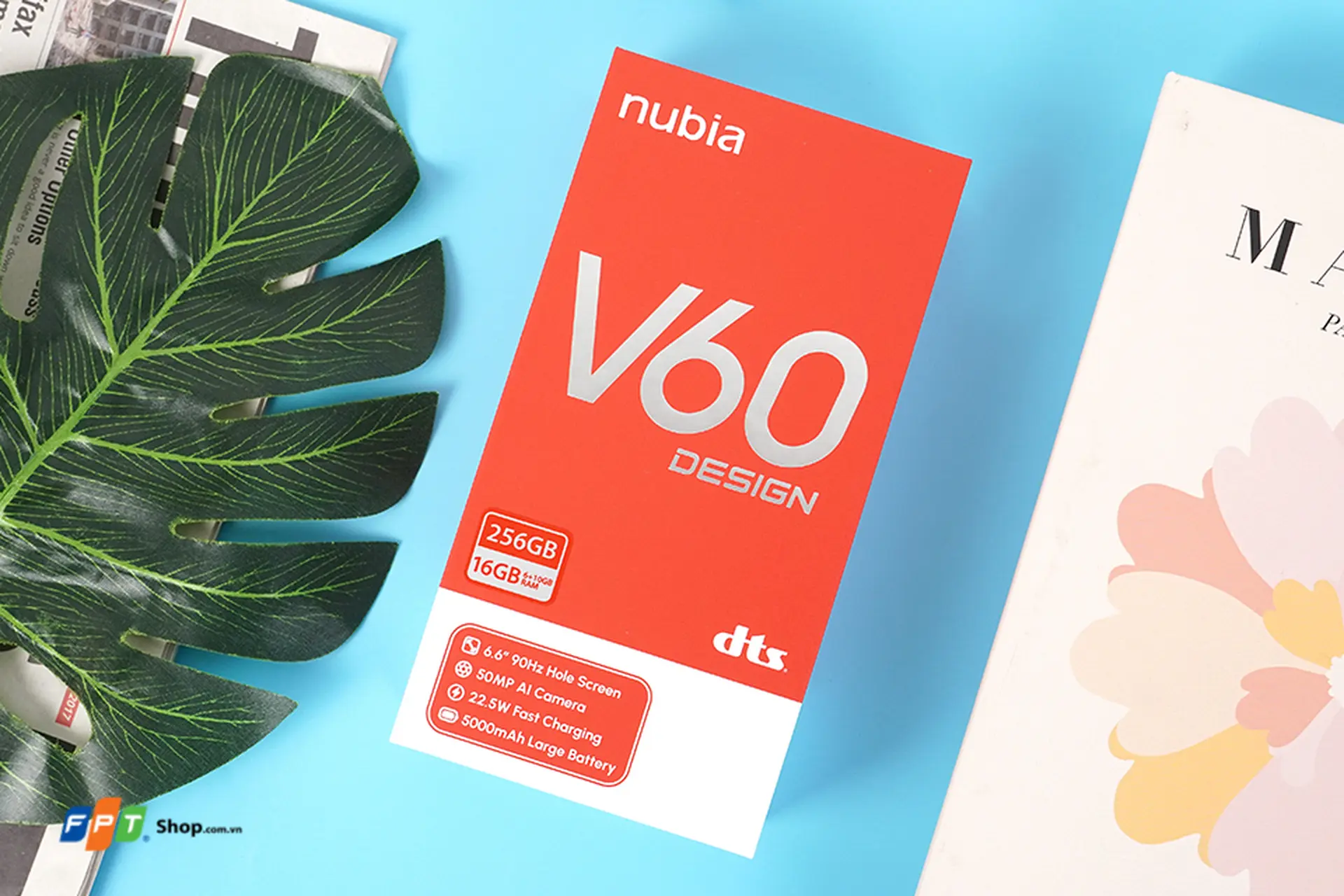 ZTE Nubia V60 Design 6GB 256GB chính hãng, giá rẻ