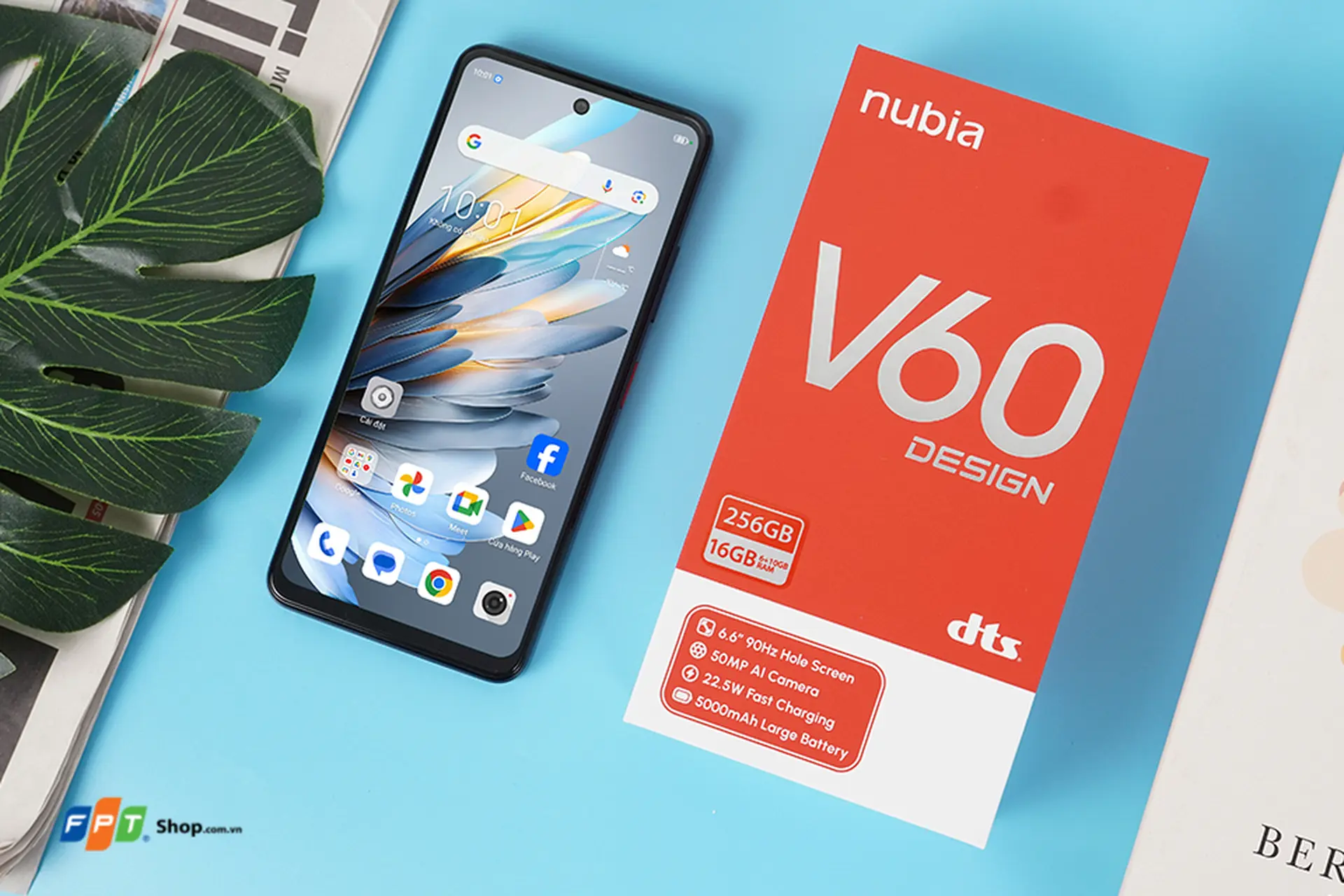 ZTE Nubia V60 Design 6GB 256GB chính hãng, giá rẻ
