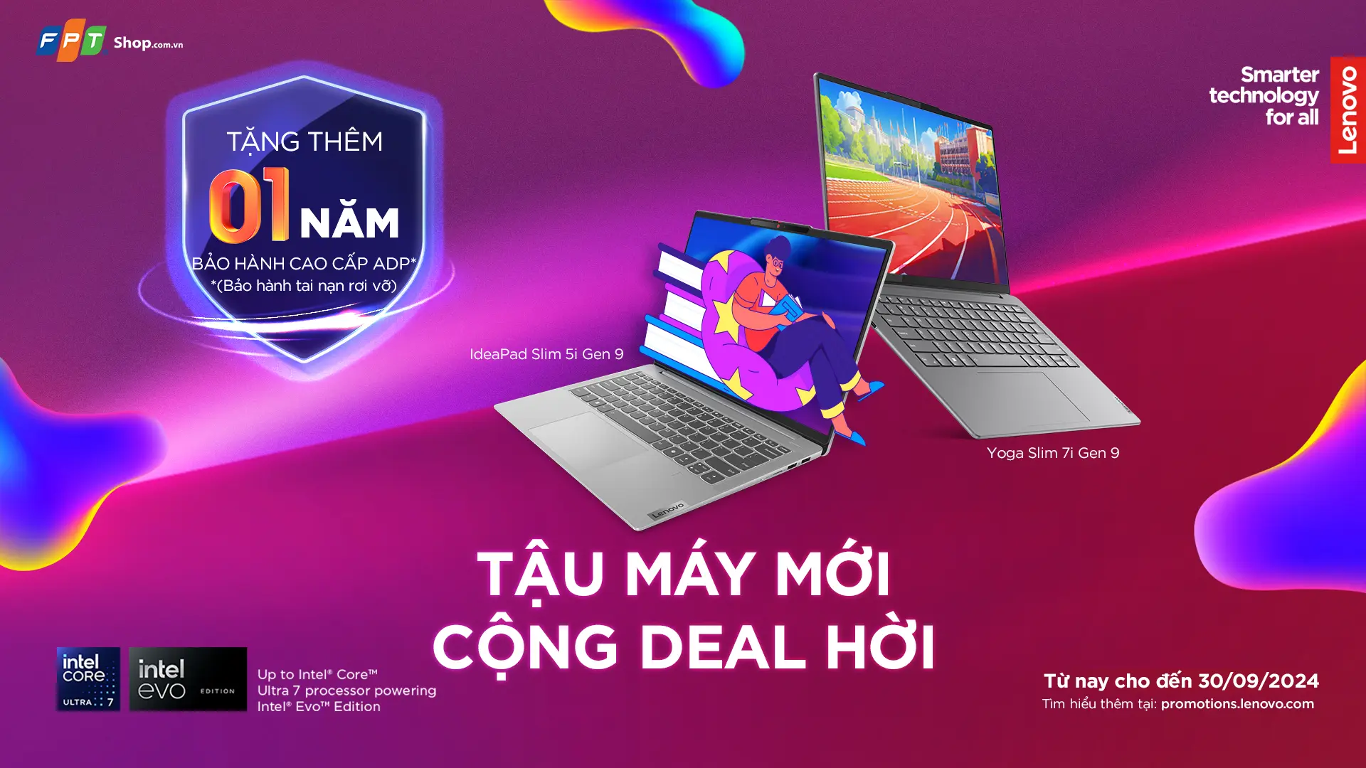FPT Shop triển khai ưu đãi dành cho Laptop: TẬU MÁY MỚI, CỘNG DEAL HỜI