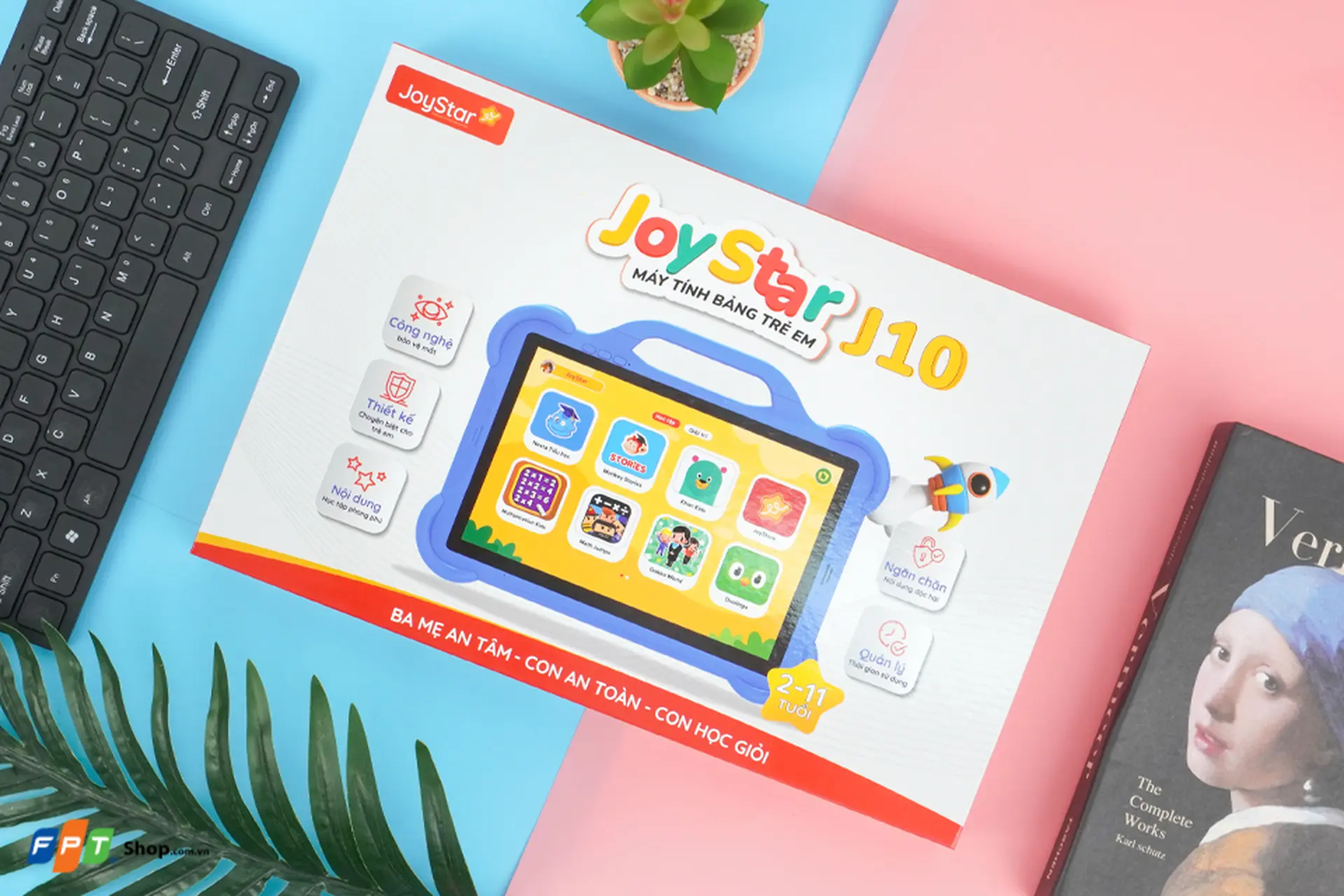 Joystar J10 | Máy tính bảng bảo vệ mắt cho trẻ giá tốt