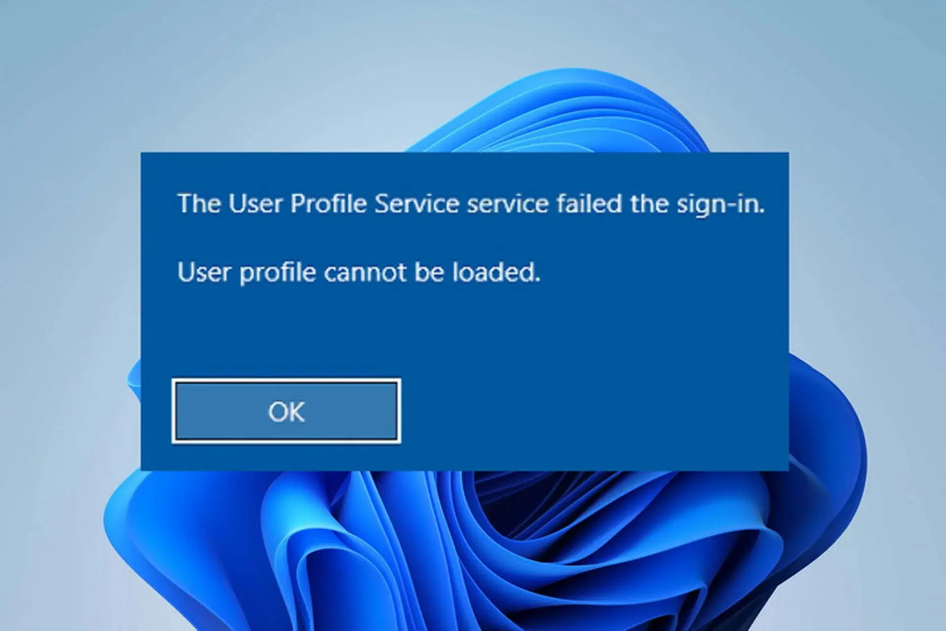 Cách sửa lỗi User profile cannot be loaded trên Windows 10