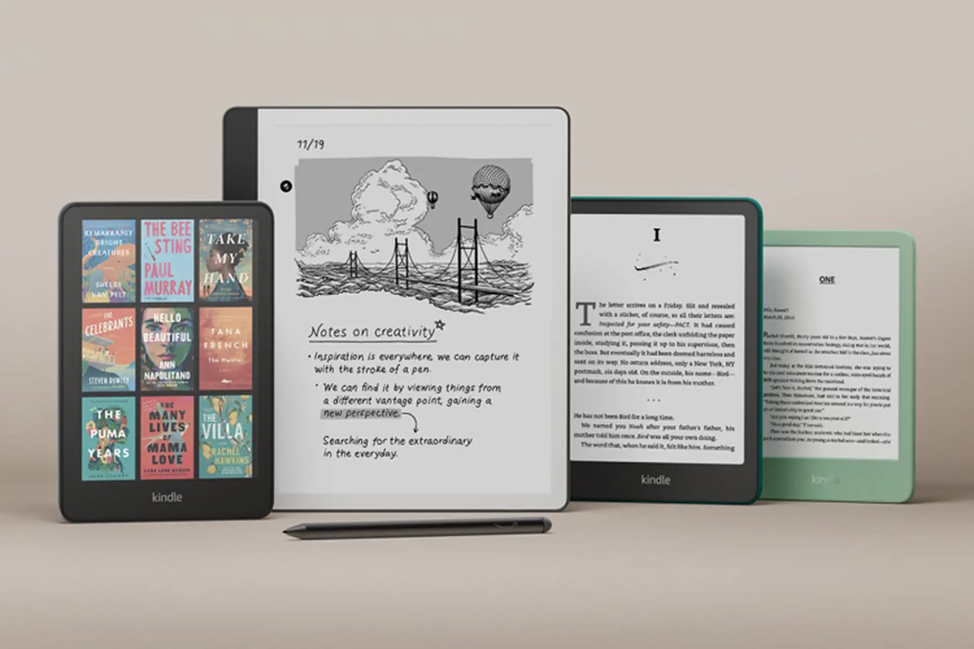 Amazon ra mắt bốn mẫu Kindle Books mới, trong đó bao gồm một mẫu với ...