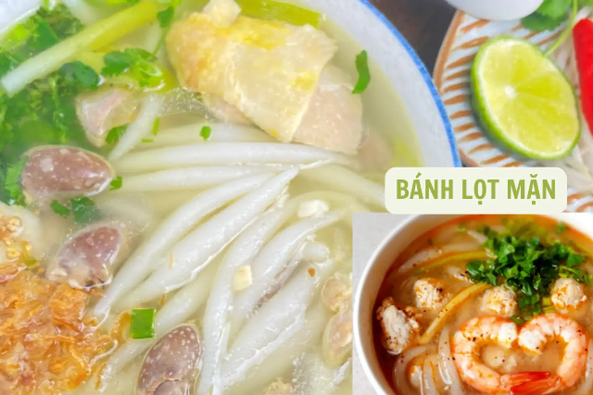 Bánh lọt mặn gây thương nhớ món ăn dân giã mang hương vị đặc sản miền ...