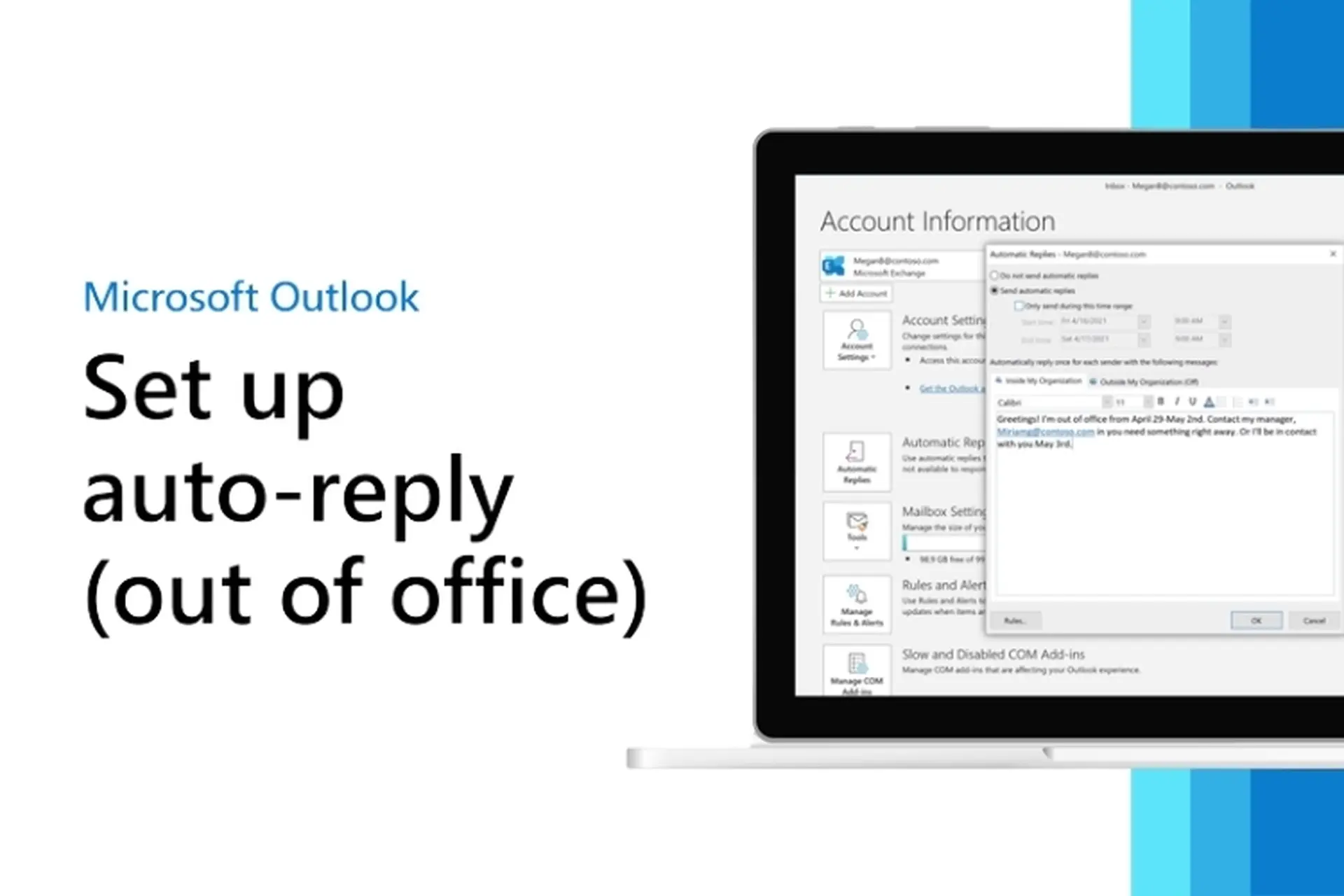 Cách cài Auto Reply trên Outlook nhanh chóng và hiệu quả