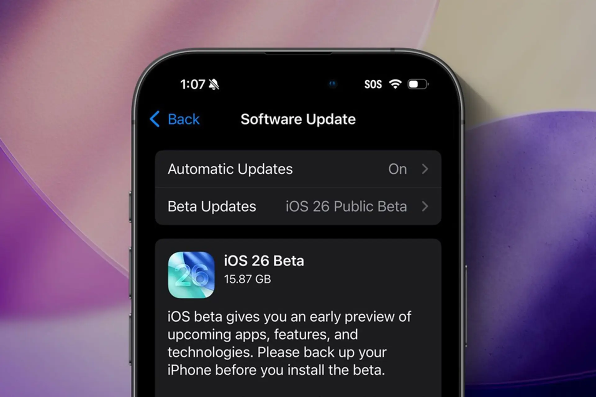 Hướng dẫn cài đặt iOS 26 Public Beta cho iPhone và iPad