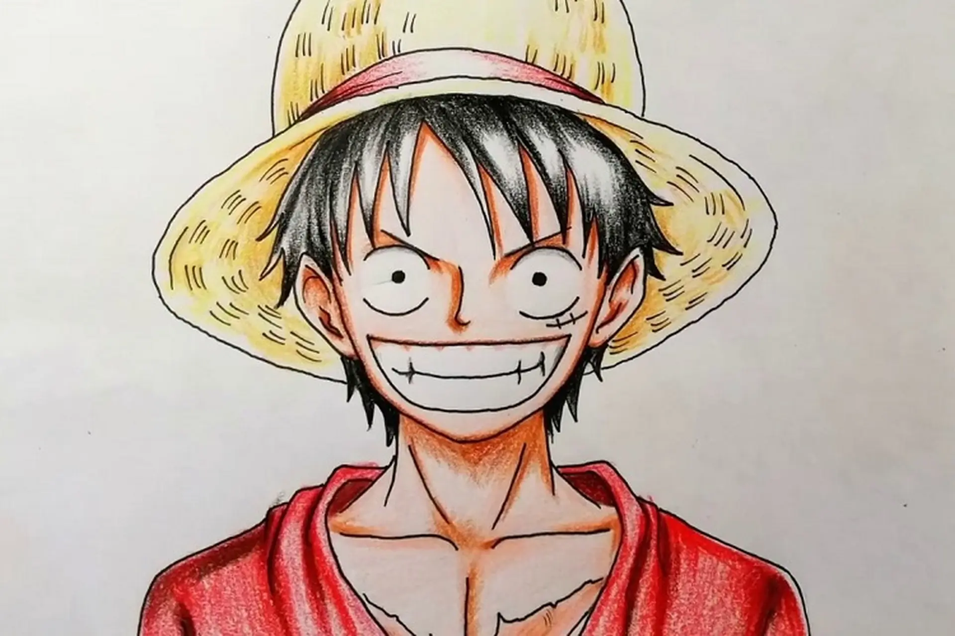 Hướng dẫn nhanh cách vẽ Luffy chỉ với 19 bước cực đơn giản