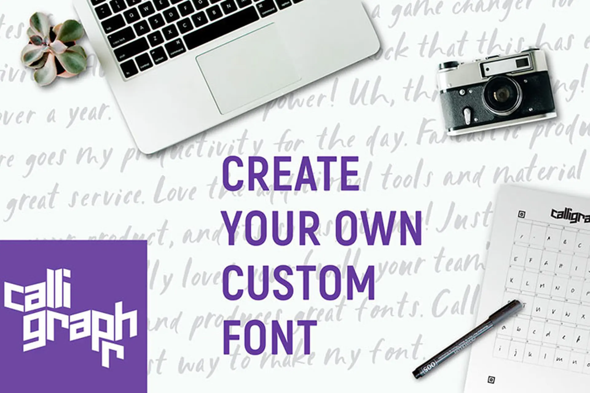 Calligraphr - Ứng dụng biến chữ viết tay thành font chữ đặc biệt