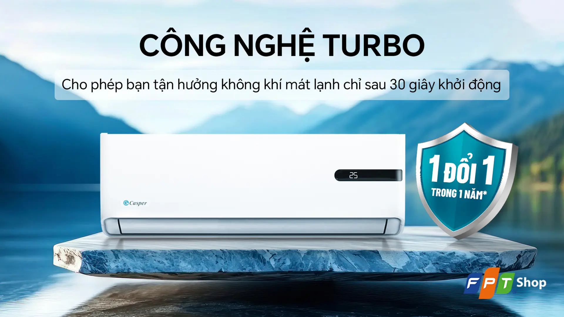 Máy lạnh Casper Inverter 1 HP GC-09IB36 giá rẻ, giao ngay