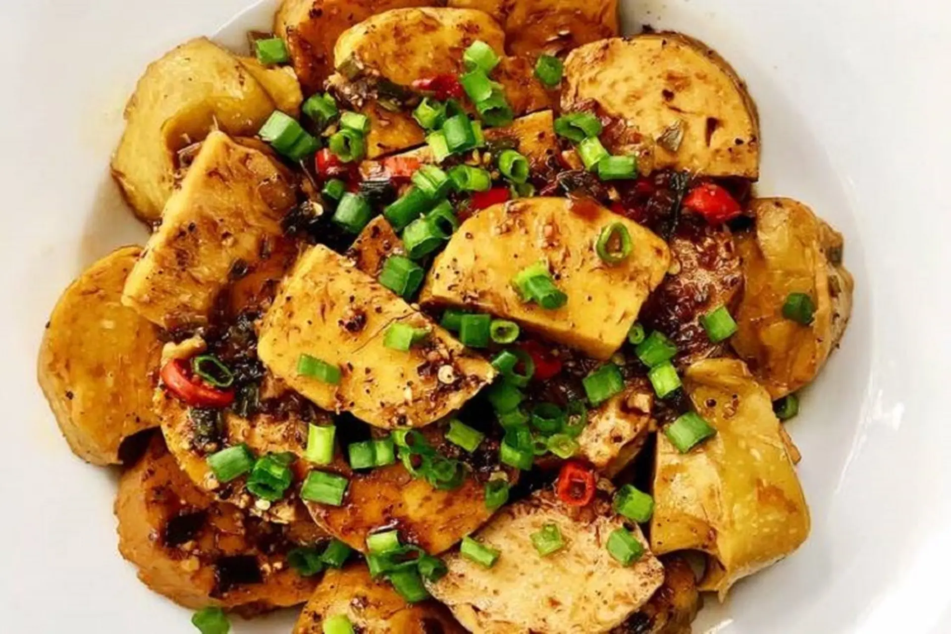 Đổi món bữa cơm với chả lụa chay kho tiêu, đơn giản mà thơm ngon, ai ...