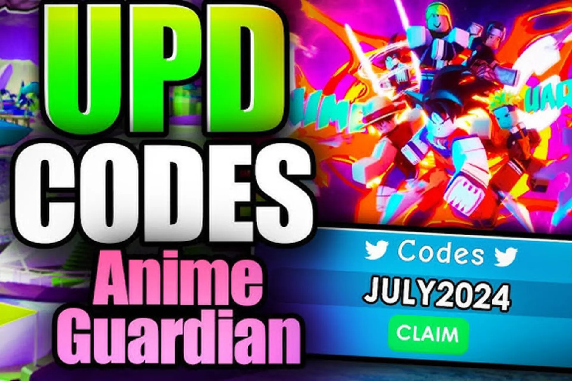 Full code Anime Guardians cập nhất mới nhất 2024, cách nhập code