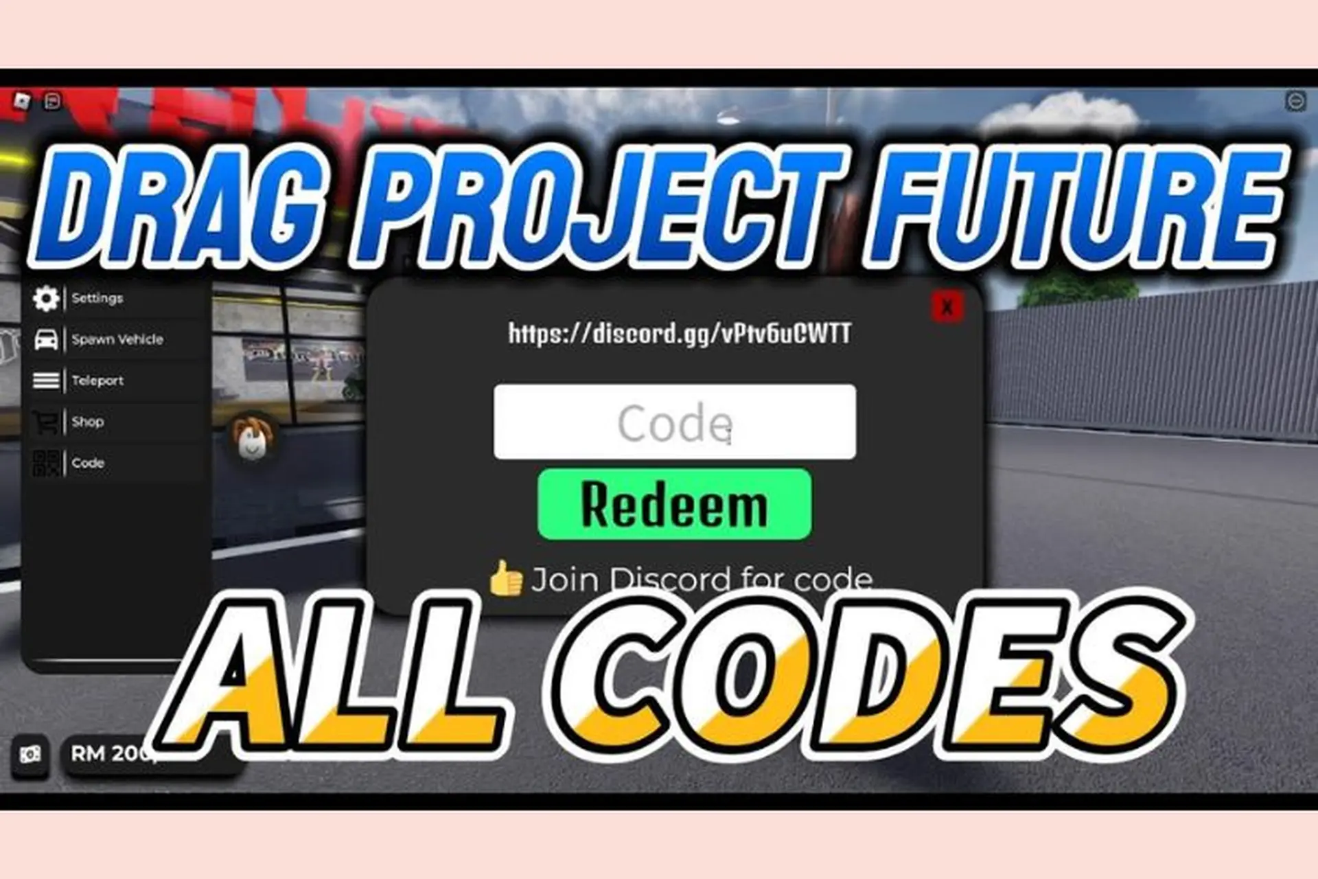 Bật mí code Drag Project 2025 nhận RM và xe hiếm miễn phí