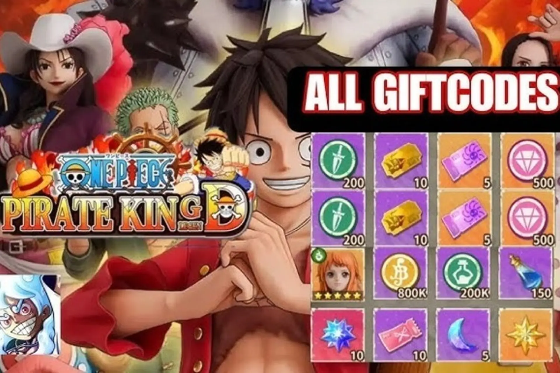 Tổng hợp code Pirate King Legend mới nhất 2025, các bước nhập